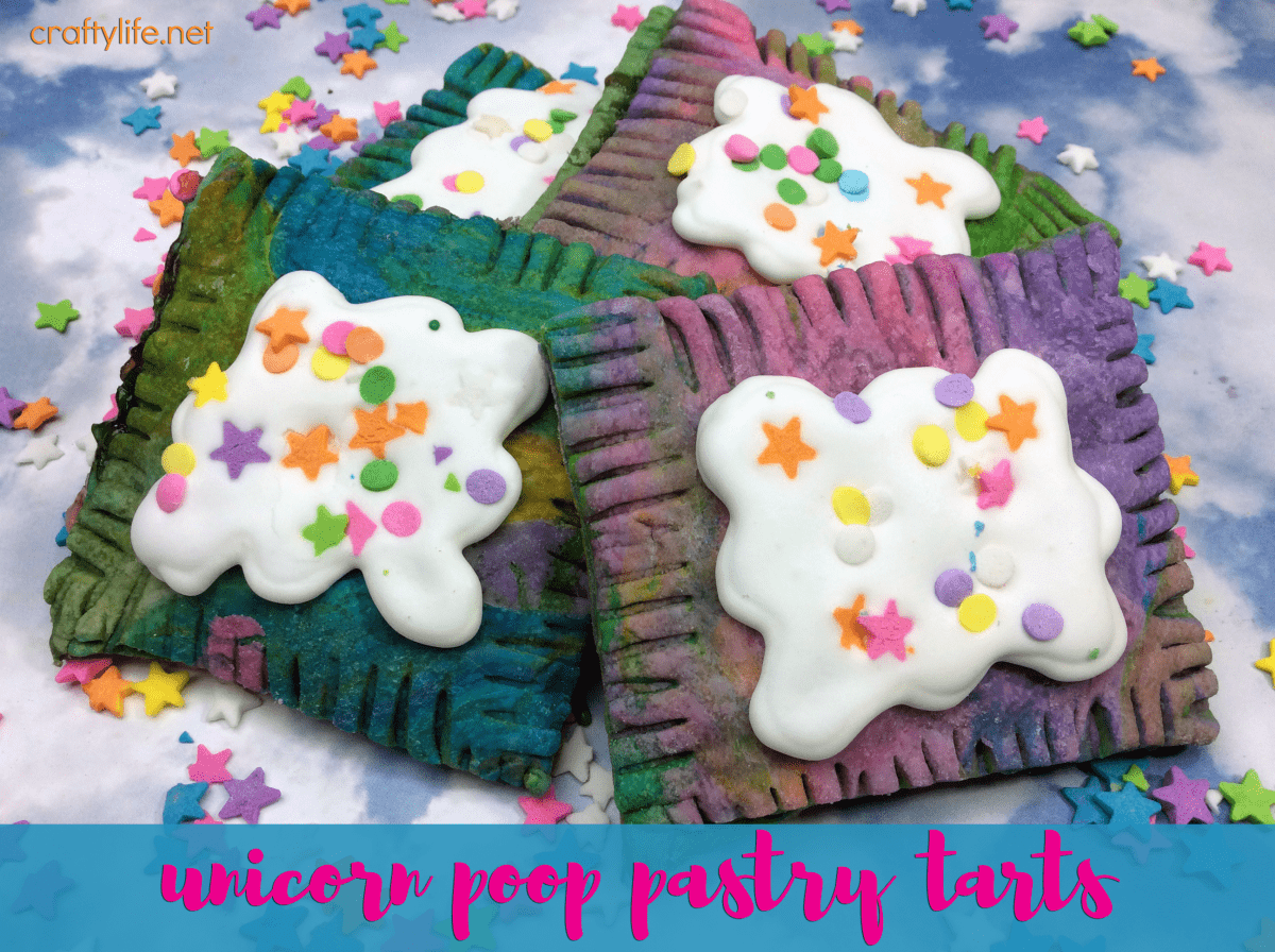 Unicorn Poop Toaster Pastry Tarts Recipe